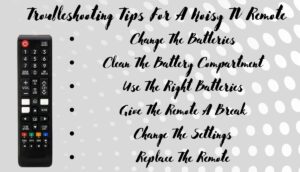 TV Remote Clicking/High-Pitched/Crackling/Beeping Noise – TVDecoded